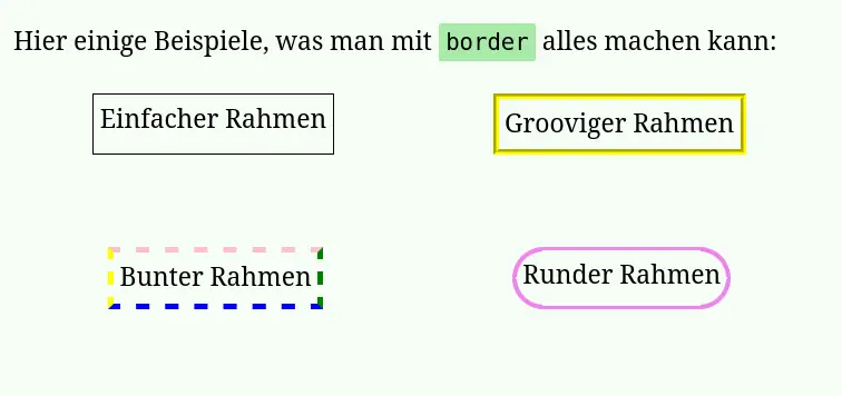 CSS Border Einfach Erkl rt 123mathe